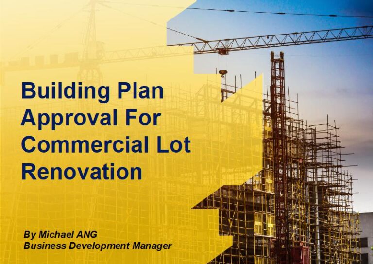 Building Plan Approval For Commercial Lot Renovation - Application of ...