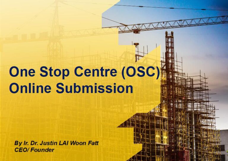 One Stop Centre (OSC) Online Submission - OSC 3.0 Plus Online system