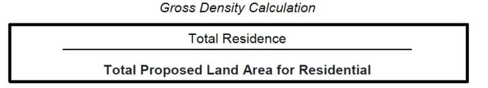 Plot Ratio vs Density - Plot Ratio and Density Calculation