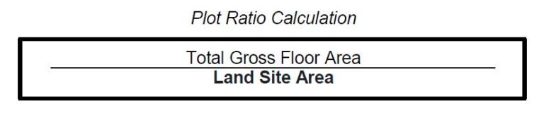 Plot Ratio vs Density - Plot Ratio and Density Calculation